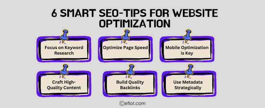 Smart SEO-Tips for Optimizing Your Website - eflot